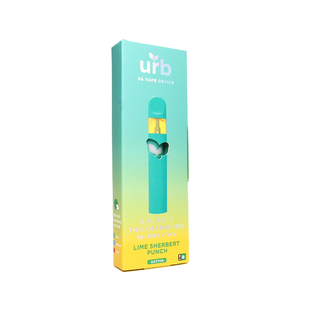 URB Saucy THC Diamonds Disposable | 3g – University Vape