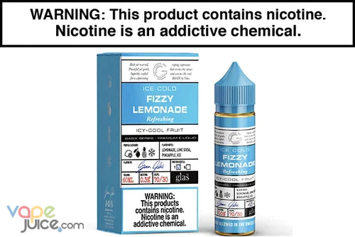 FIZZY LEMONADE BY GLAS BASIX SERIES 60ML – University Vape