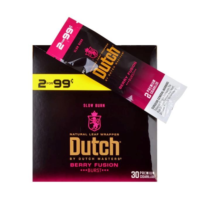 DUTCH MASTERS CIGARILLOS BERRY FUSION 30CT – University Vape