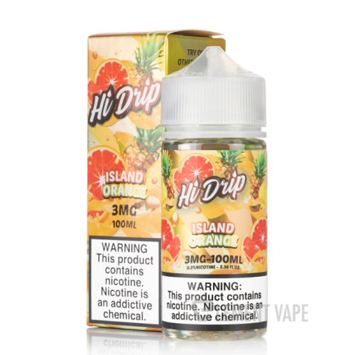 ISLAND ORANGE - HI-DRIP E-LIQUIDS - 100ML – University Vape